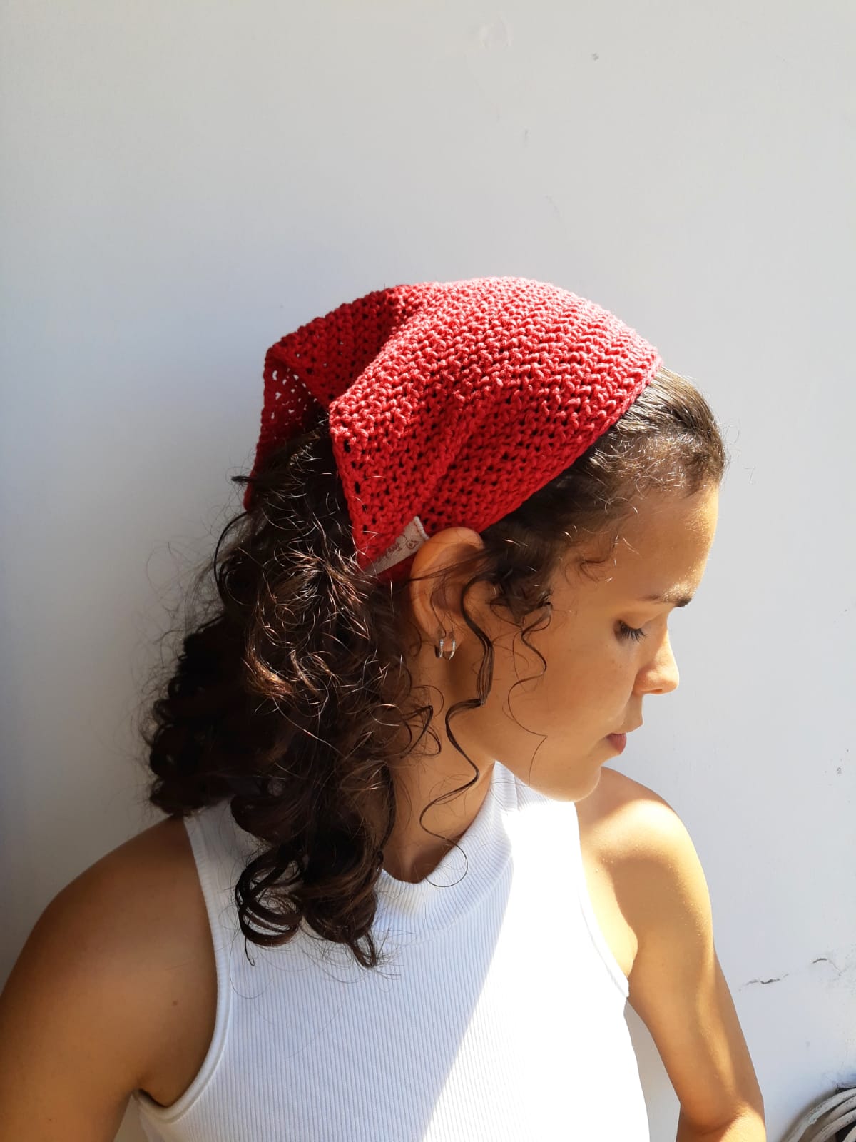 Bandana De Crochê Brisa • Toca Da Coruja